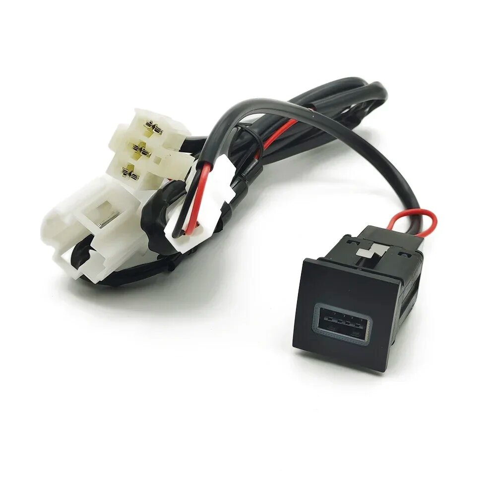 Автомобильное зарядное устройство USB, розетка 12 В/24 В, USB-разъем для зарядки, адаптер USB