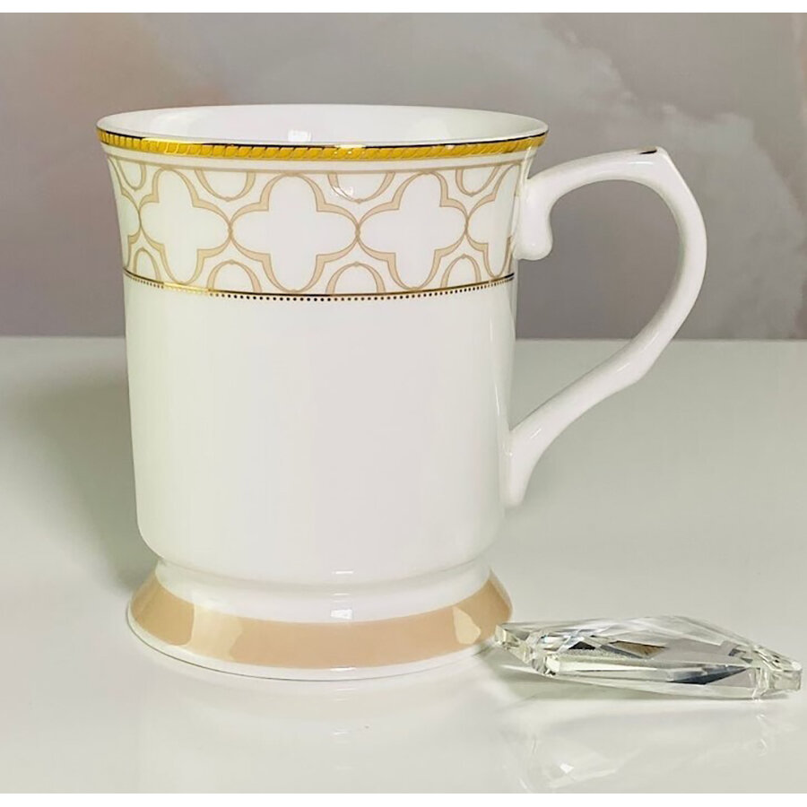 Кружка для чая Lenardi, костяной фарфор, 350 мл