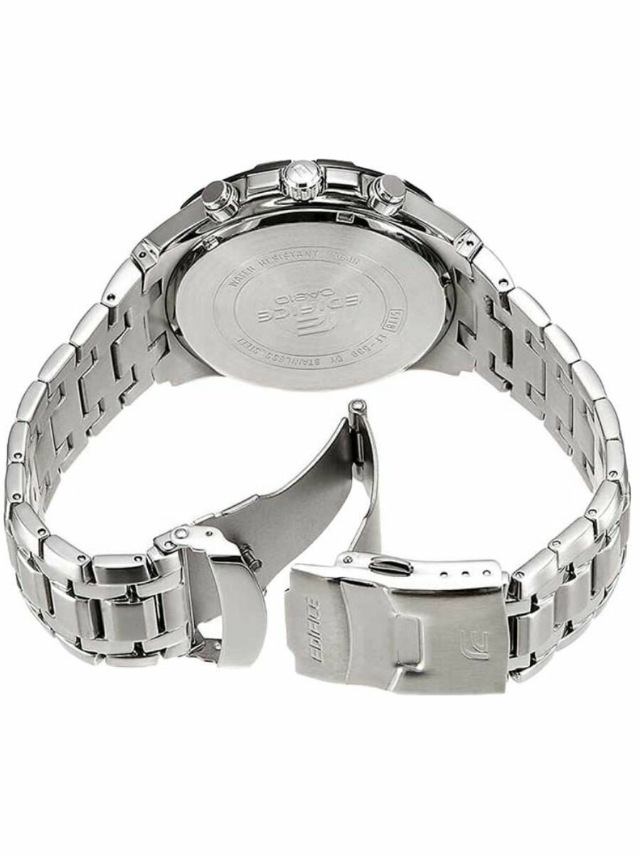 Наручные часы CASIO, серебряный, черный — фото 1