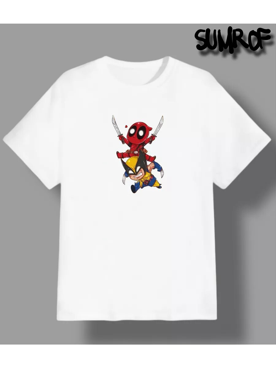 Футболка Zerosell Дэдпул-Росомаха