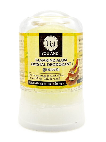 U&I TAMARIND ALUM CRYSTAL DEODORANT (Алунитовый дезодорант тамаринд), 45 г.