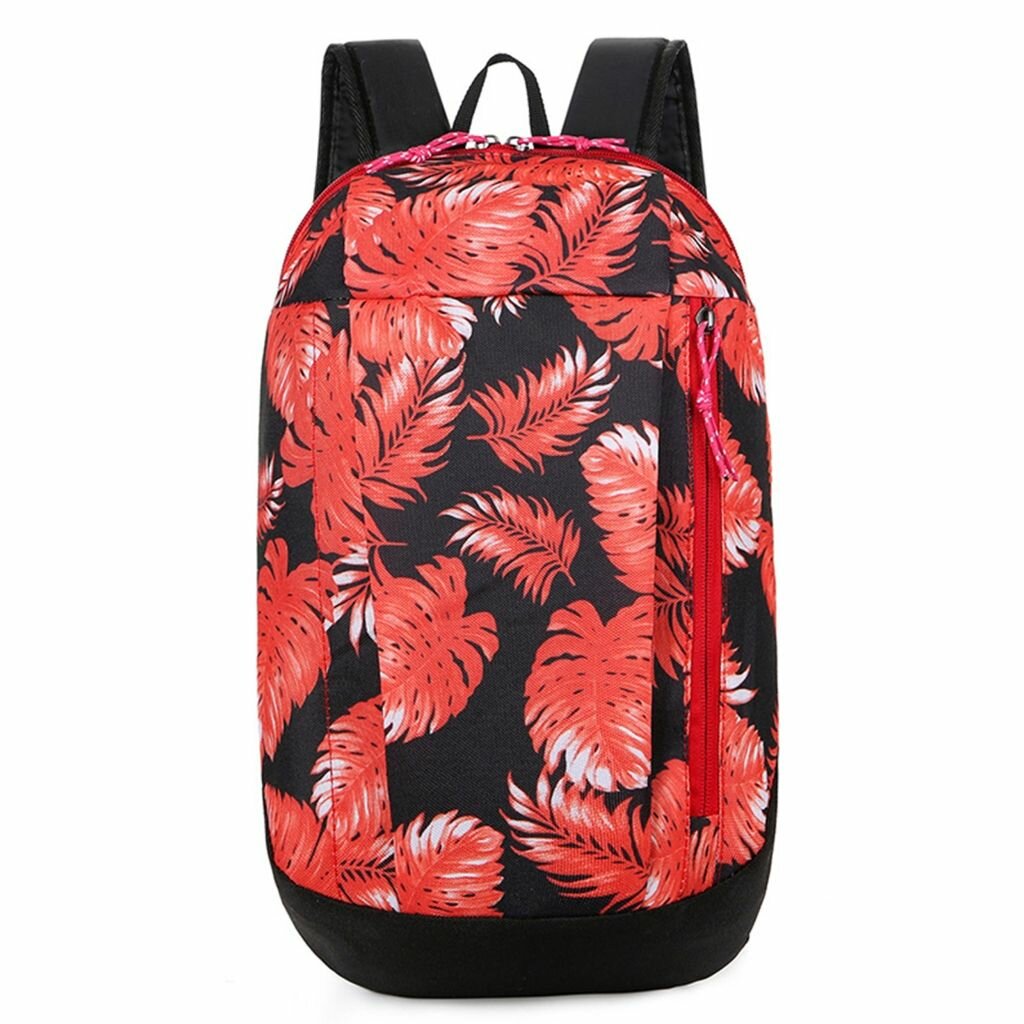 Водонепроницаемый рюкзак для занятий спортом на открытом воздухе-Leaf Red