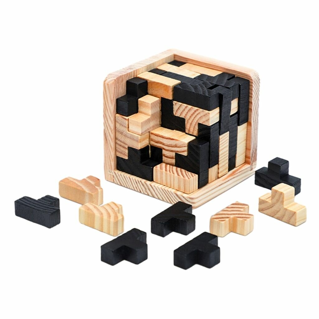 Деревянная головоломка для взрослых Kongming Lock Luban-54T