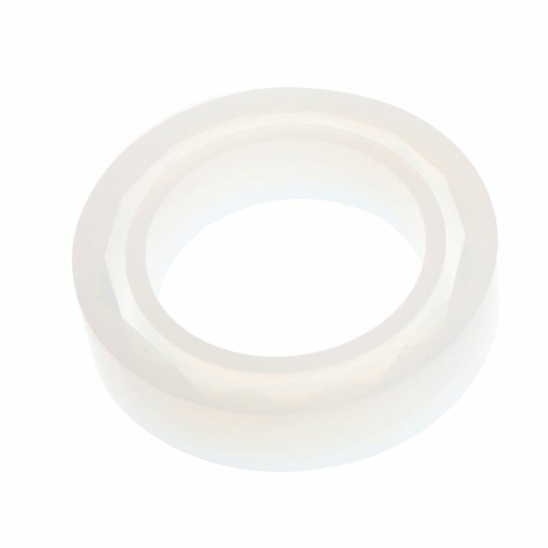 (1 шт.) Силиконовая форма для браслета "Скошенная грань": 60мм (Широкая)