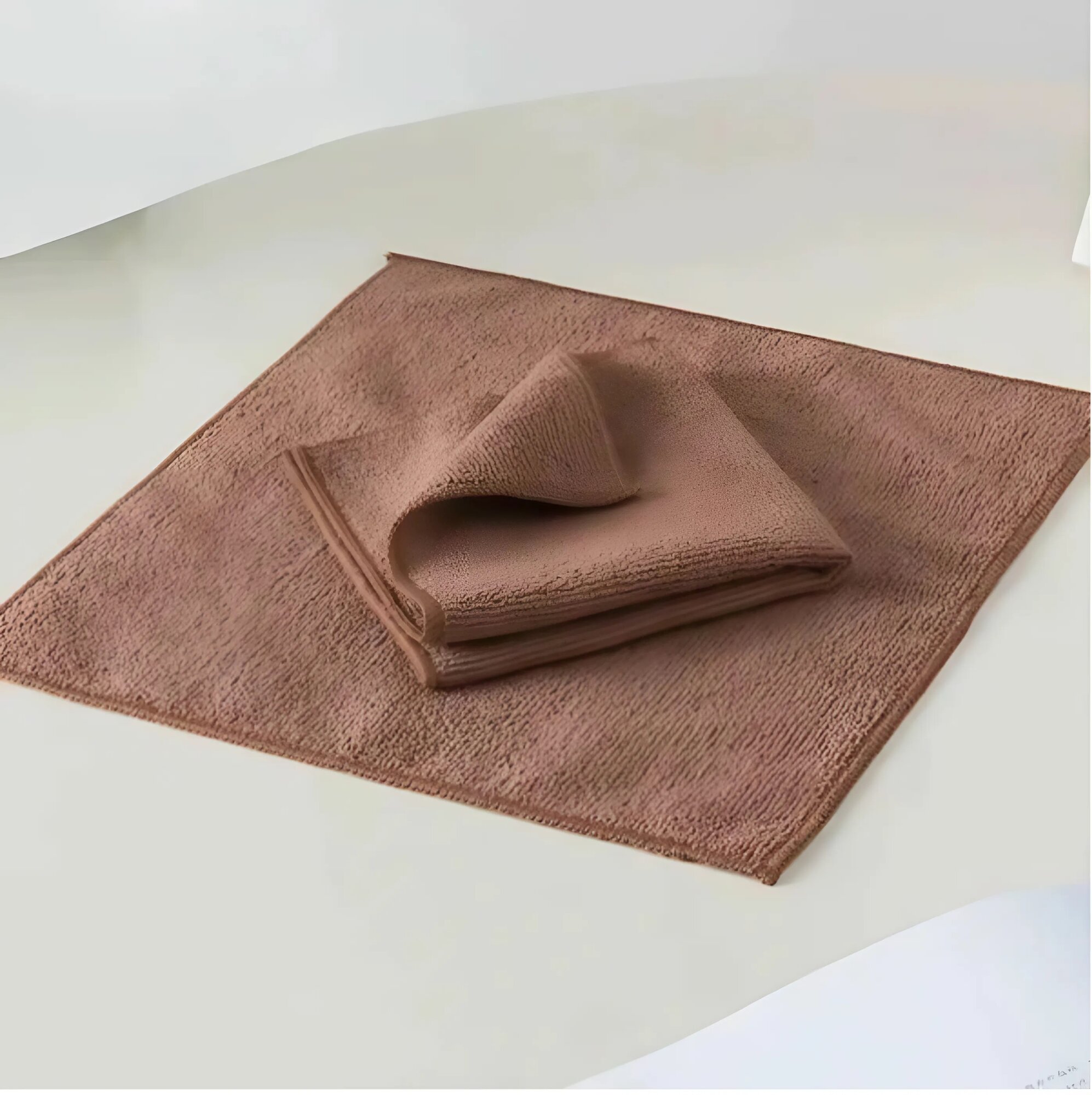 Набор тряпок Homys, для универсальной уборки, размер 30x30 см, коричневые