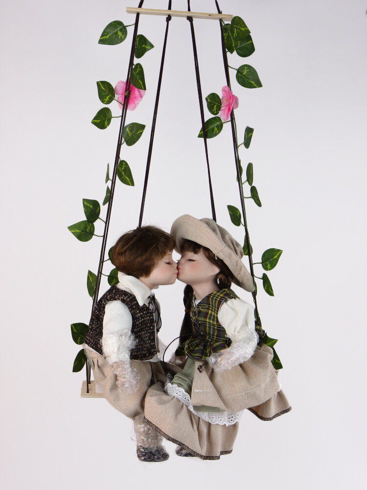 Куклы фарфоровые парные H 41 см KSVA-YF-16349-350-G