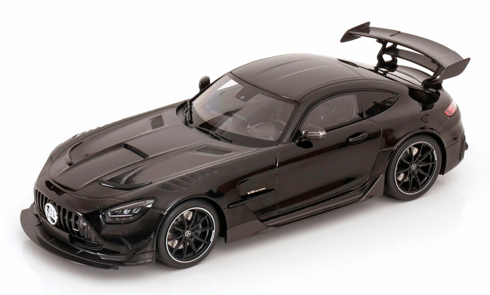 Модель коллекционная MINICHAMPS Mercedes-amg gt black series 2020 black metallic / мерседес амг гт "черная серия" черный
