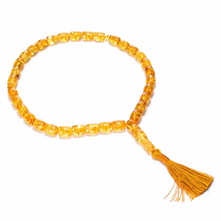 Чётки, янтарь