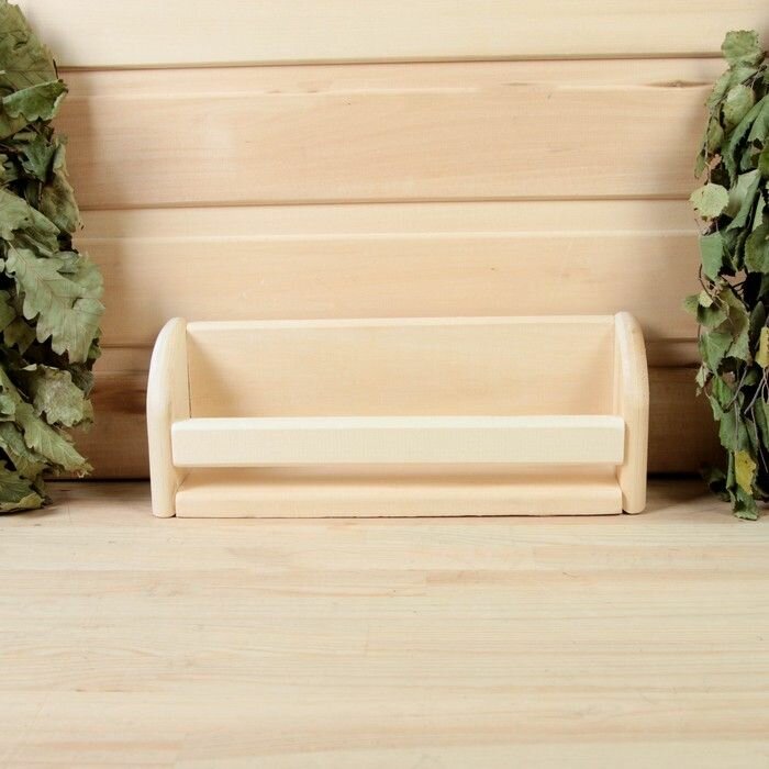 Полочка Добропаровъ для масел, 8 пузырьков, 30х11 см, липа