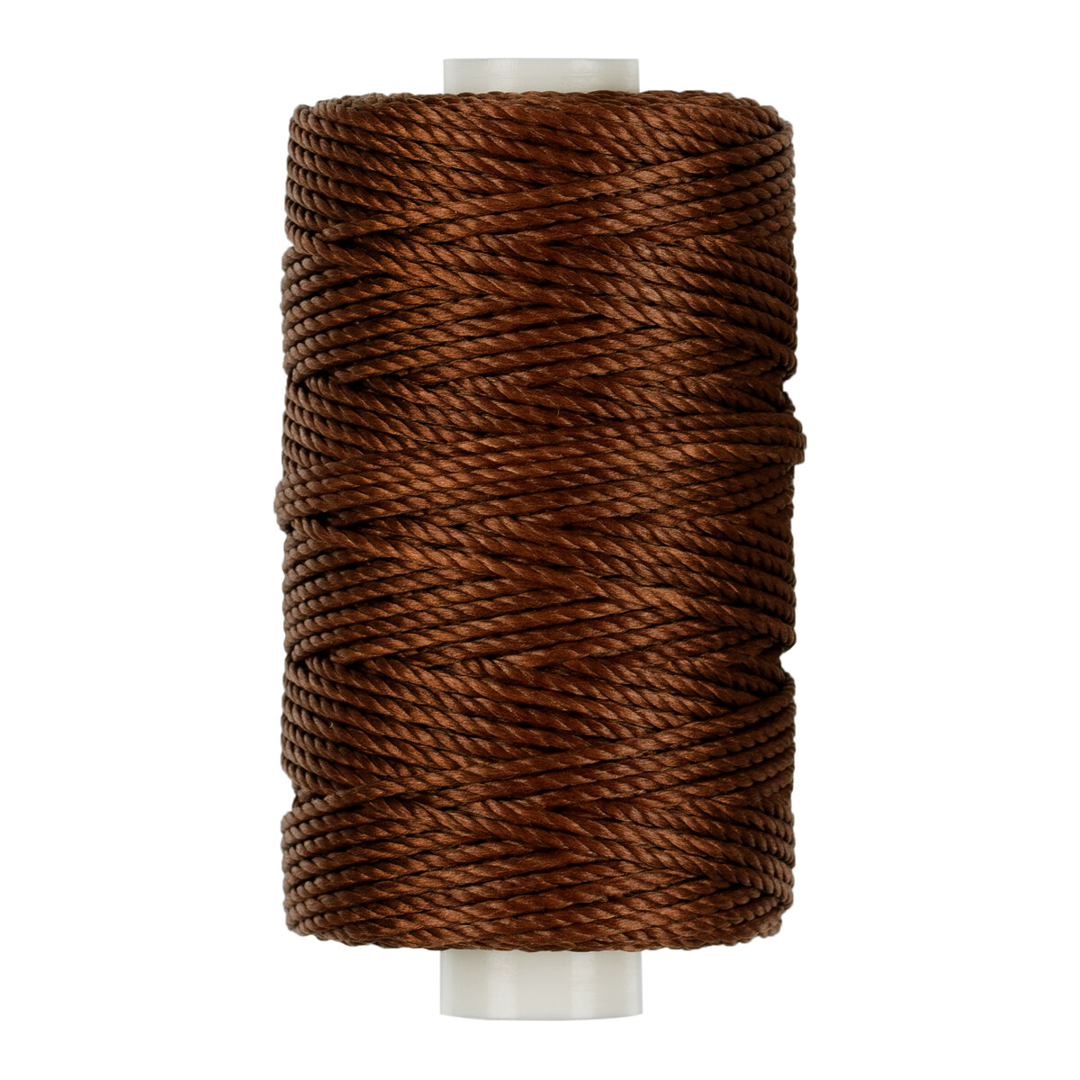 Промысел Нитки вощёные полиэстер LC-006-EC26 для кожи, 40 м, №002 светло-коричневый