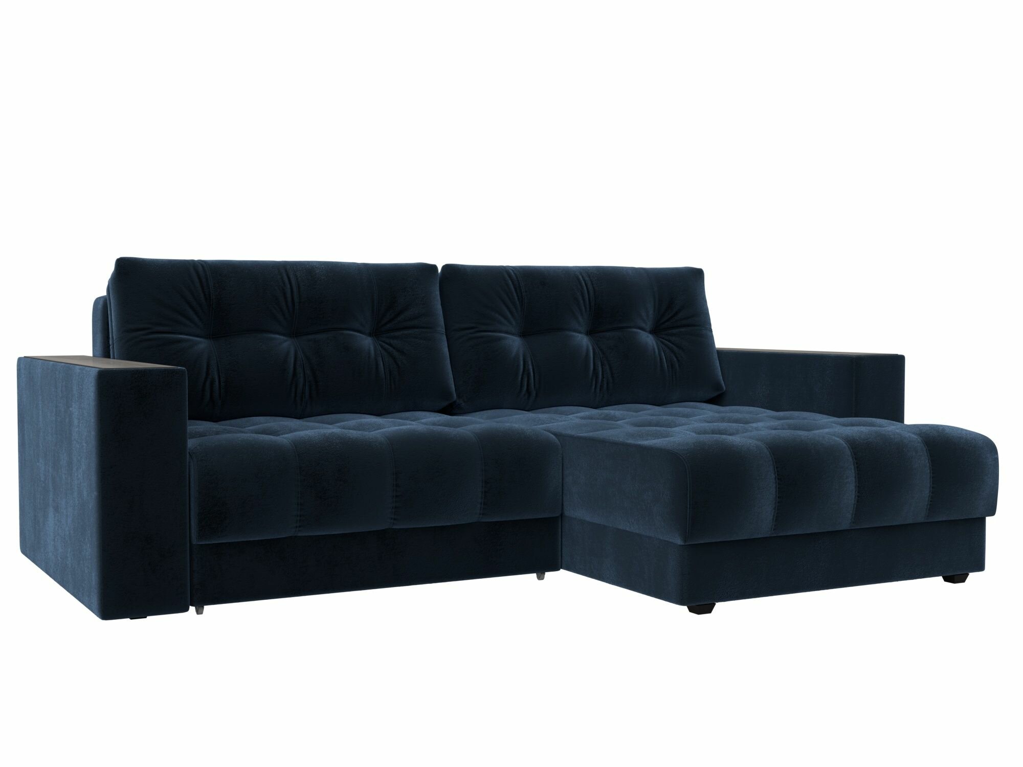 Диван угловой с декором Бруно НПБ, Велюр