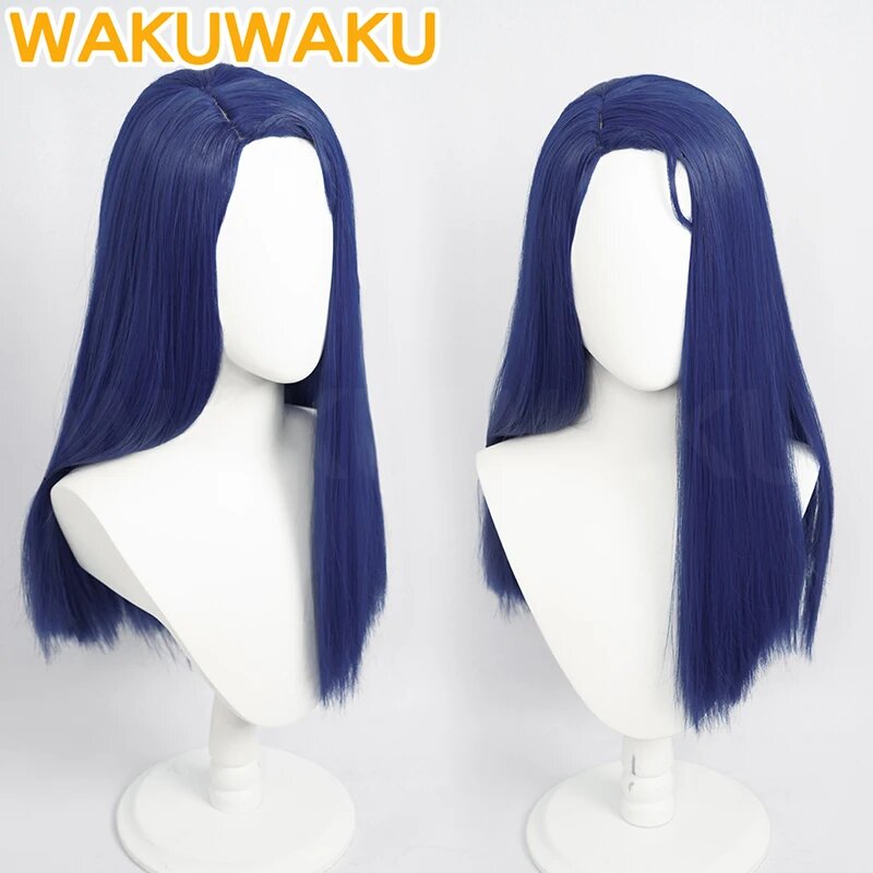 Косплей парик Кейтлин WakuWaku темно-синий Синий, Normal Wig Only, IN STOCK