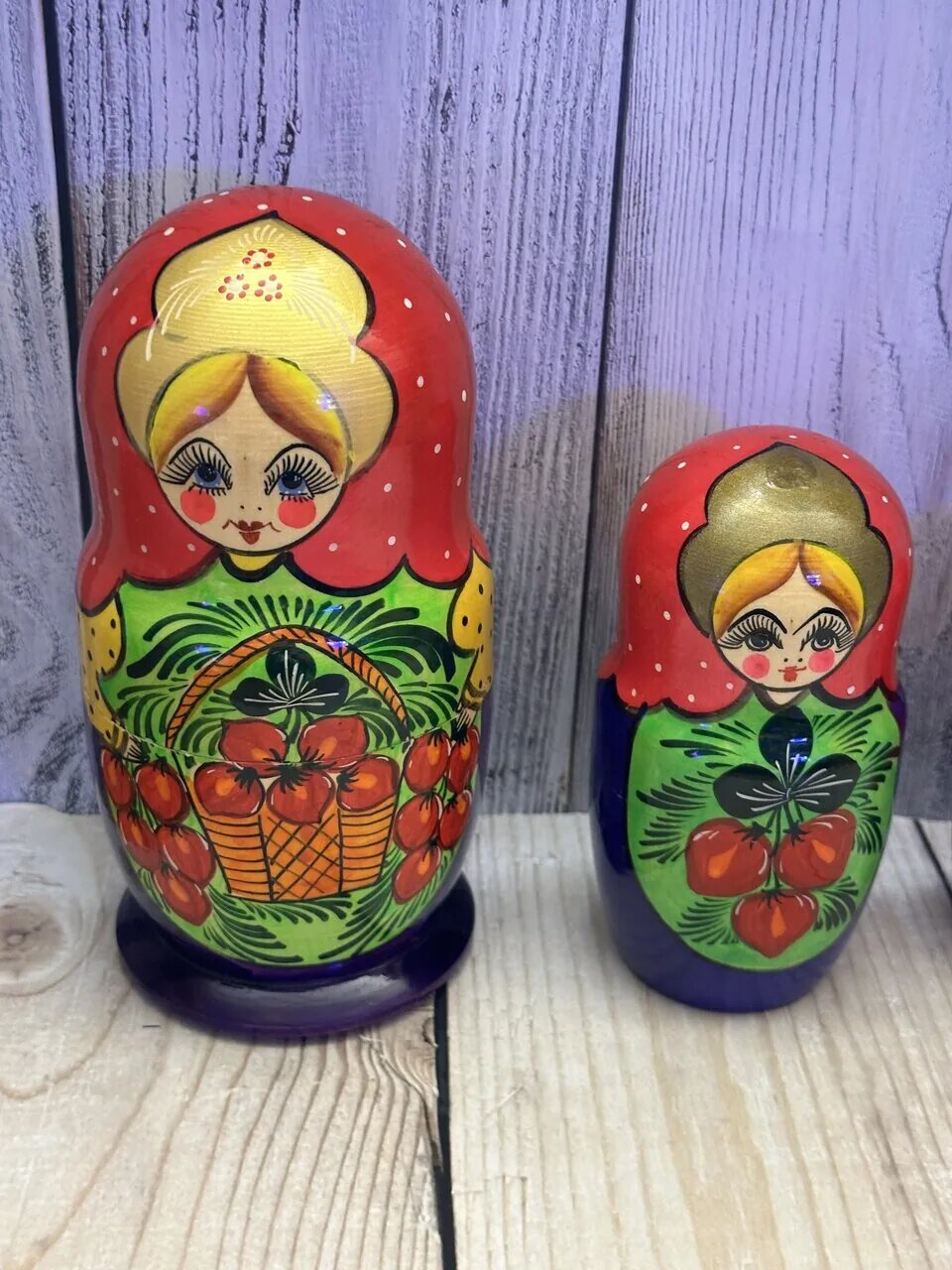 Матрёшка СССР винтажная — фото 1