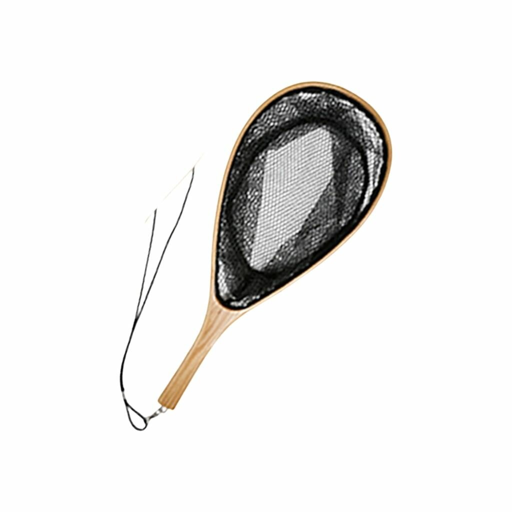 Подсачек с удобной ручкой, деревянные ручки, шнурок, - L