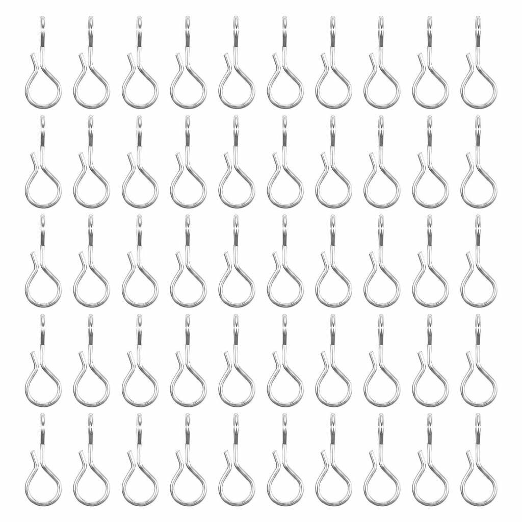 Набор для рыбалки 50шт соединительное кольцо для ловли нахлыстом quick pin connector-M