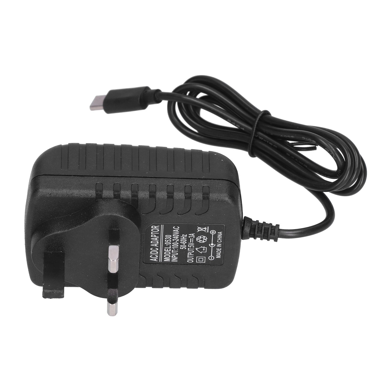 Блок питания Адаптер зарядного устройства из АБС-пластика Сменный планшет для Raspberry Pi 4 UK Plug 100‑240 В переменного тока