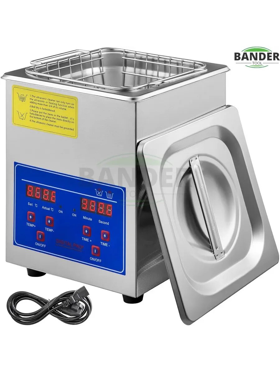 2-литровый ультразвуковой cleaner 40 кГц. Сборка из стали 304, цифровой таймер, 220 В. Для ювелирных изделий, часов, стекол, бриллиантов, мелких деталей