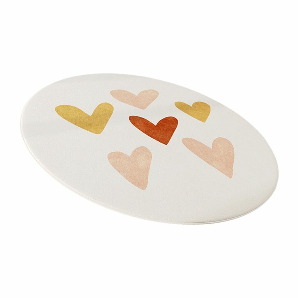 Ковер, Минималистский круглый ковер - 120X120 см, 1 шт.