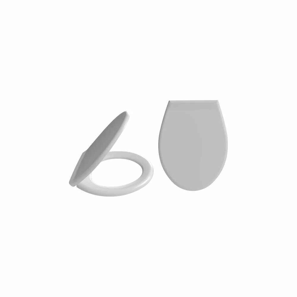 Сиденье для унитаза AV Engineering OSCAR с микролифтом AVE129719, изготовлено из полипропилена, овальная форма, белый