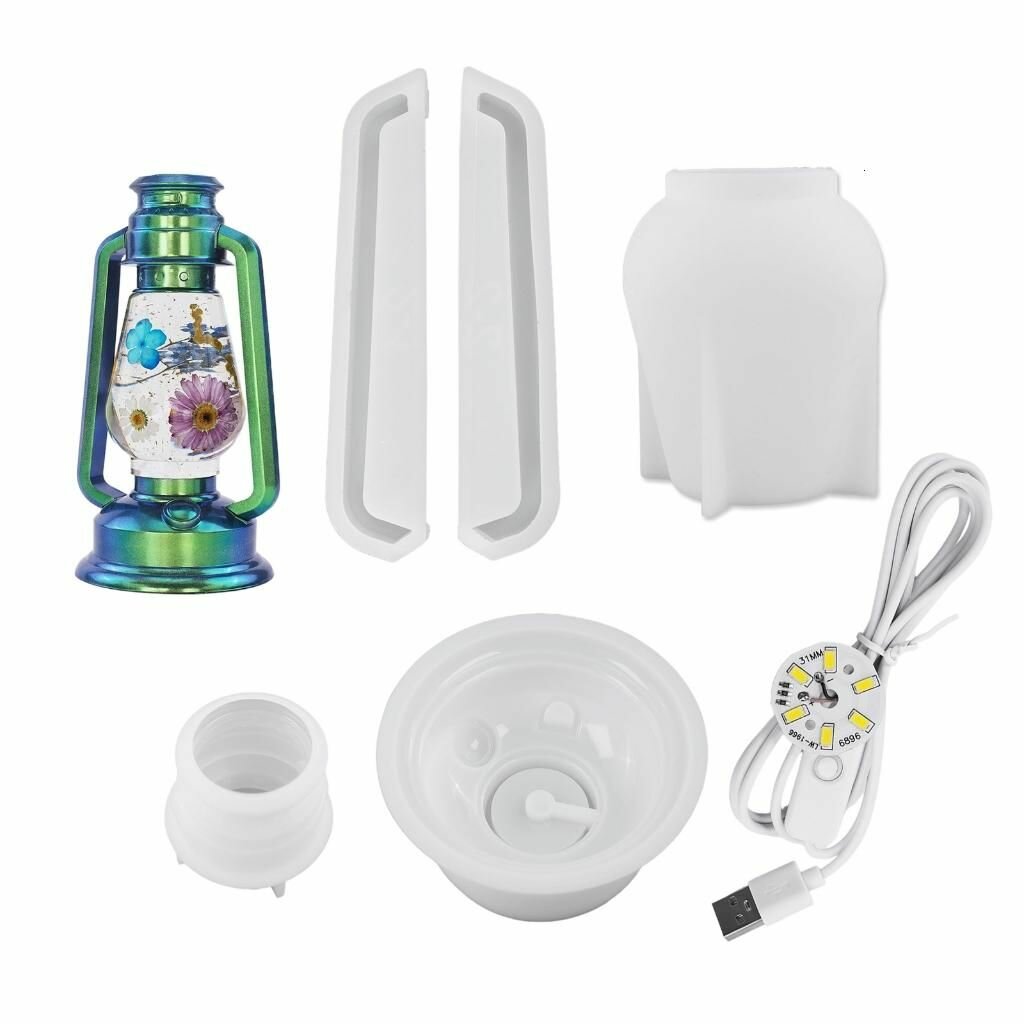 Набор силиконовых форм для создания кристальных эпоксидных масляных ламп, материалы для творчества, - Лампочка высокого света