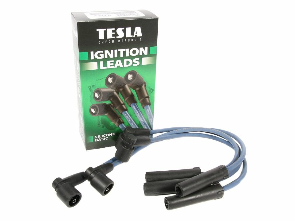 Провода свечные высоковольтные бронепровода 2105,21074,2123 "TESLA" инж. Hypalon (к-т) (Т771Н)