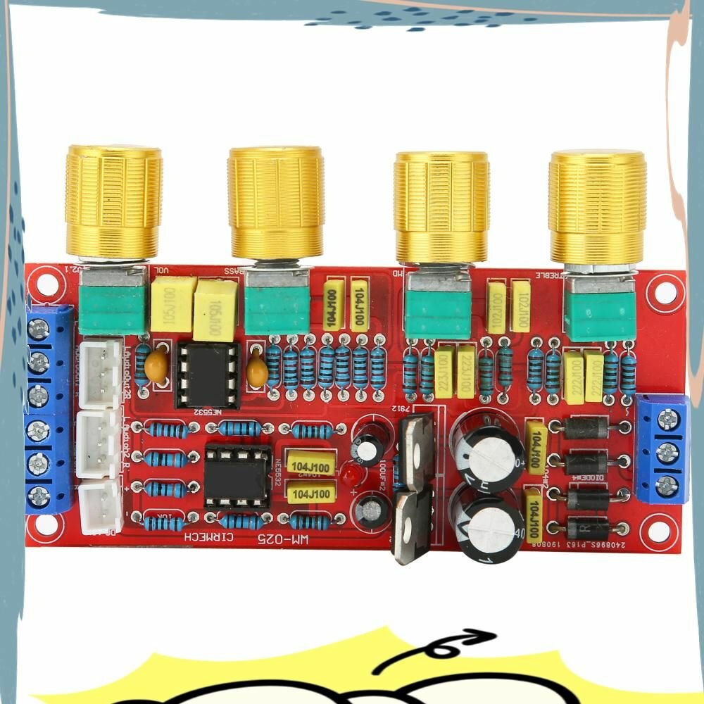 Аудио -предусилитель модуль