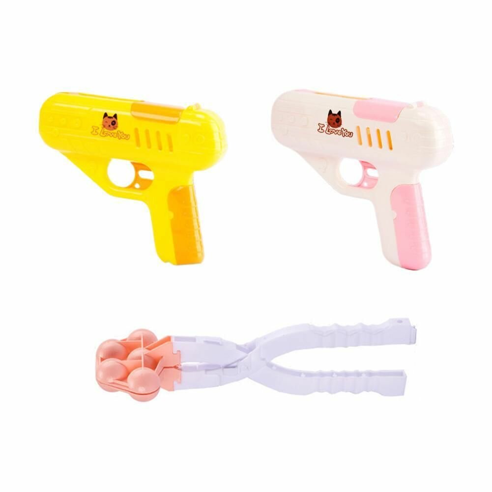 Зимний игровой комплект с пушкой для снежков веселье в каждом выстреле!