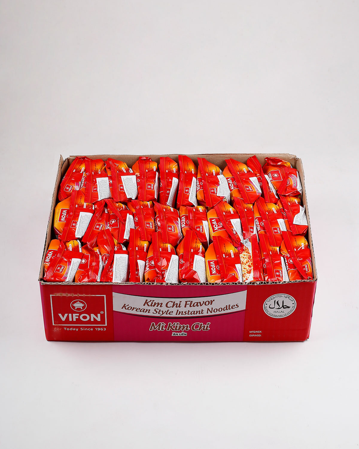 Лапша Vifon, пшеничная, со вкусом кимчи, быстрое приготовление, 30 шт