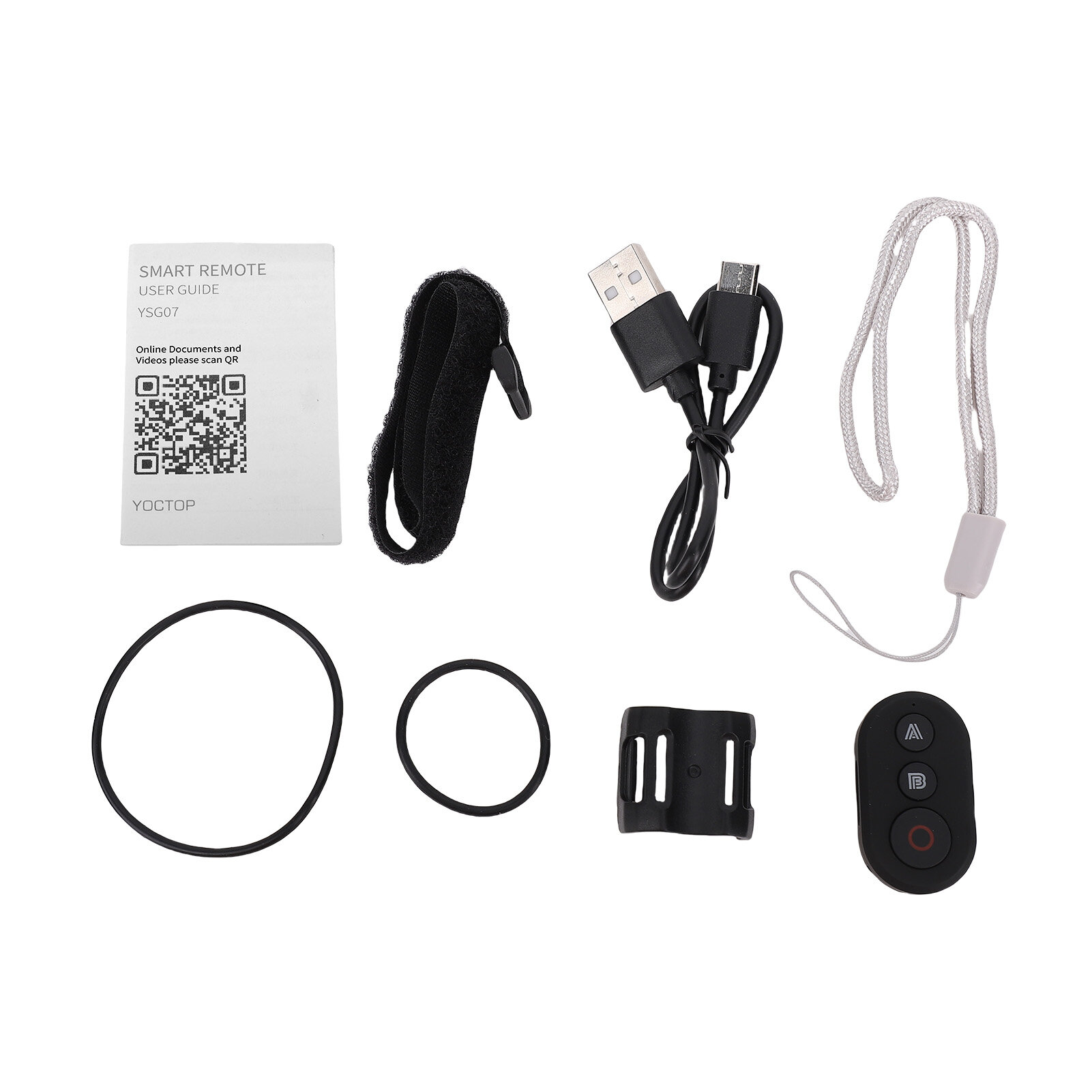 Беспроводной портативный Bluetooth-пульт дистанционного управления для экшн-камер, перезаряжаемый спортивный контроллер для фото- и видеосъемки.