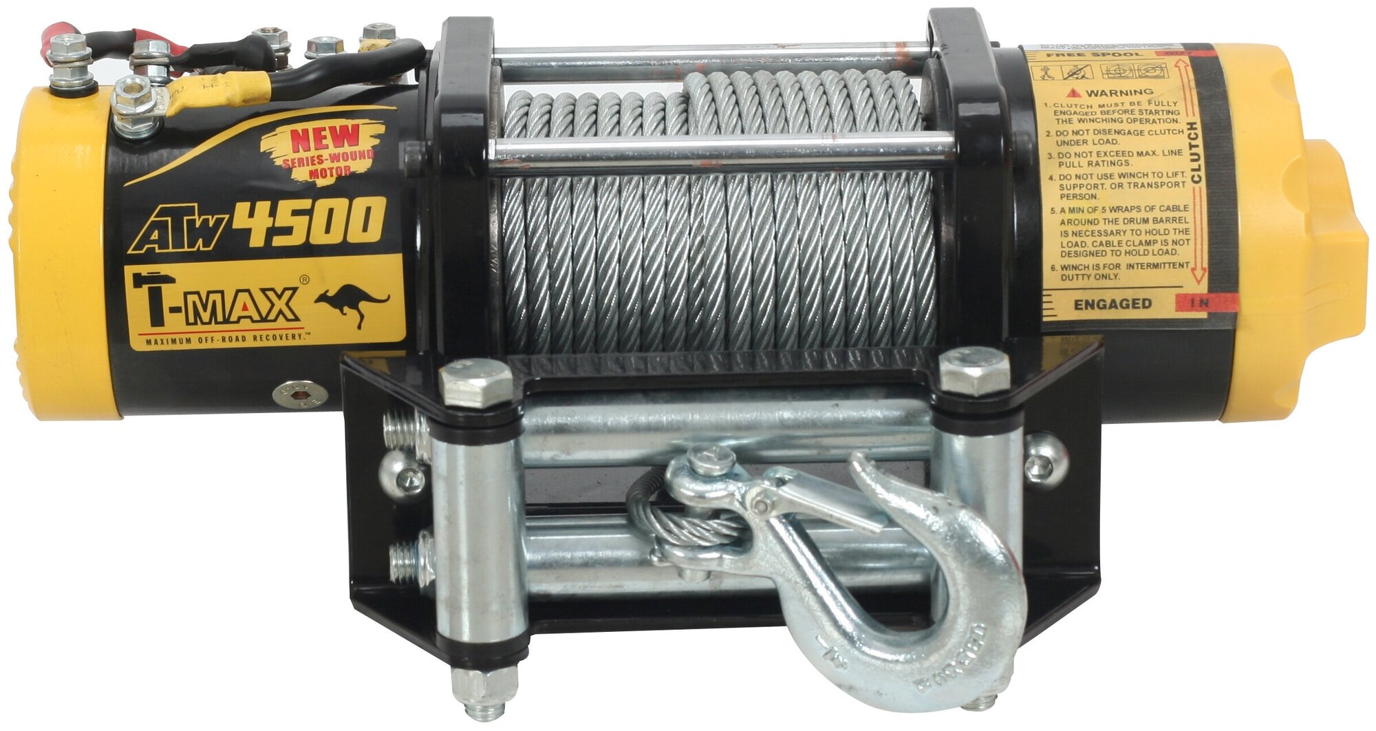 T-Max ATW PRO 4500 лебедка электрическая для UTV и ATV