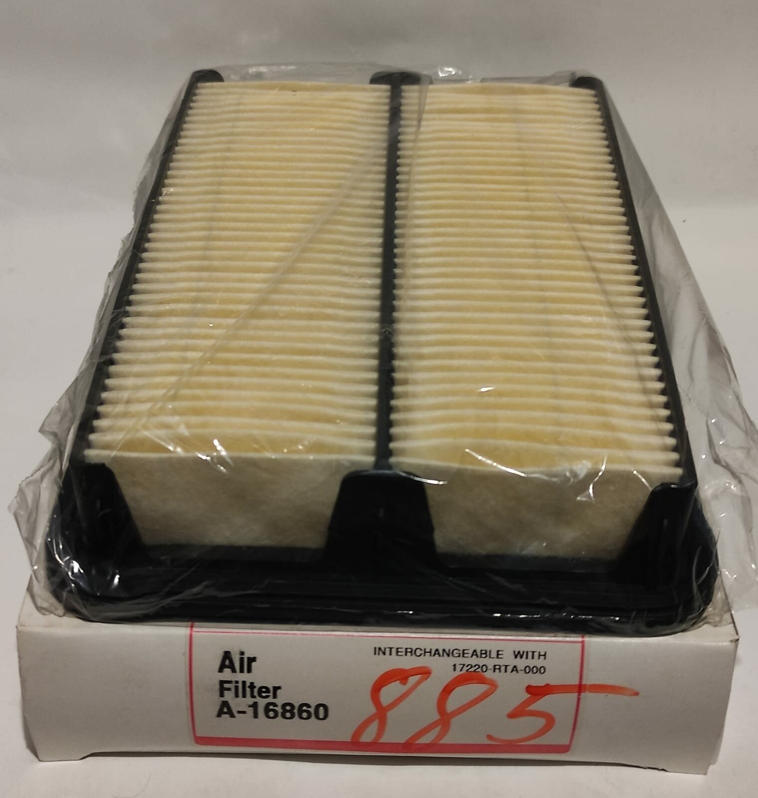 SAKURA A16860 Фильтр воздушный HONDA STEP WAGON 05- 2.4 A-885 17220-RTA-000 SM-17220-RTA-000