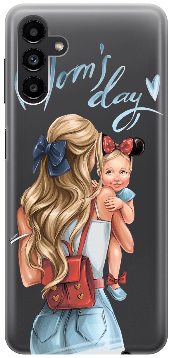 Силиконовый чехол с принтом Mom's Day для Samsung Galaxy A13 5G / Самсунг А13