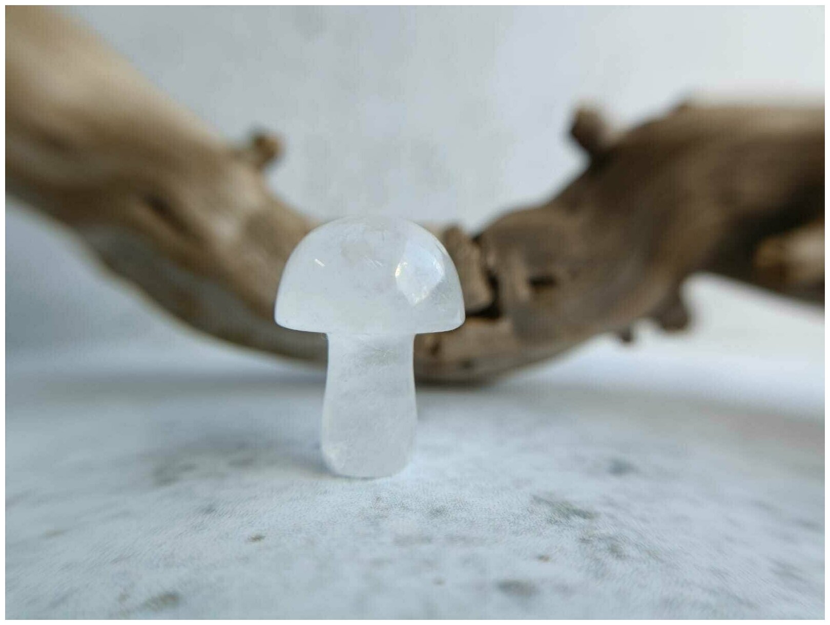 Гриб. Горный хрусталь. 15х20 мм