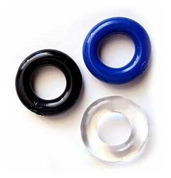 Erowoman-Eroman Набор из трех разноцветных эрекционных колец Erowoman-Eroman Эрекционные кольца