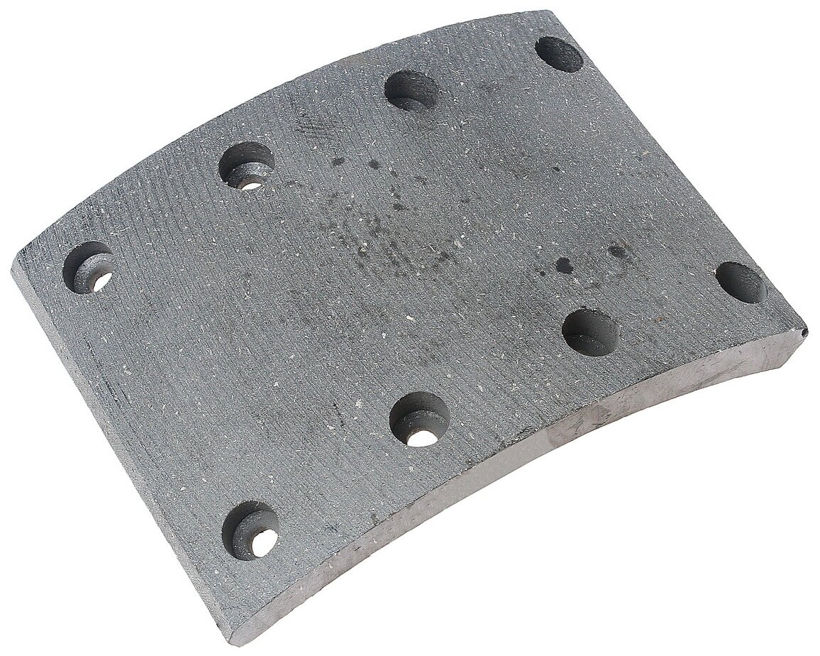 Накладка тормозной колодки КАМАЗ сверленая Wшир.=140мм; Lдуги=188мм; hтолщ.=14/19мм АТИ 5511/53212-3501105 сверленая