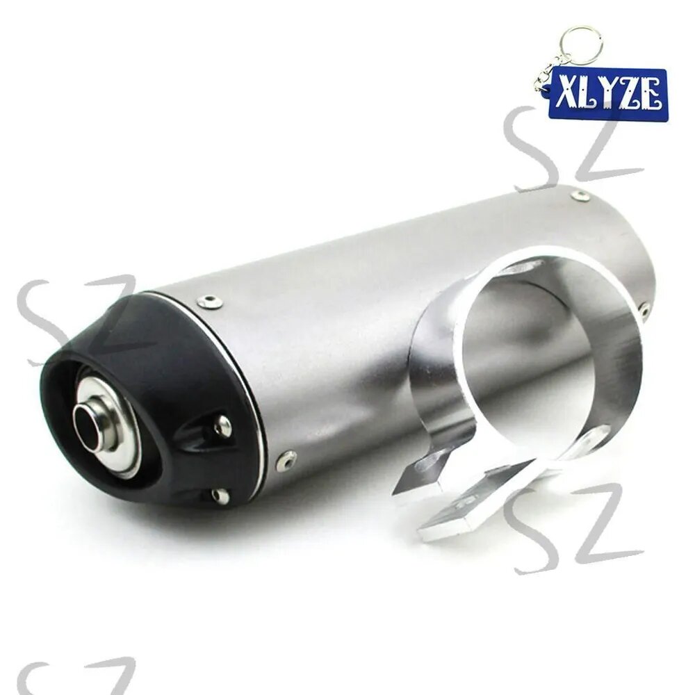 38 мм Бесшумный Бесшумный глушитель выхлопных газов XLYZE Для 125cc 140cc 150cc 160cc Пит-байк ATV Pitster GPX BSE KAYO Pit Dirt Motard Bike
