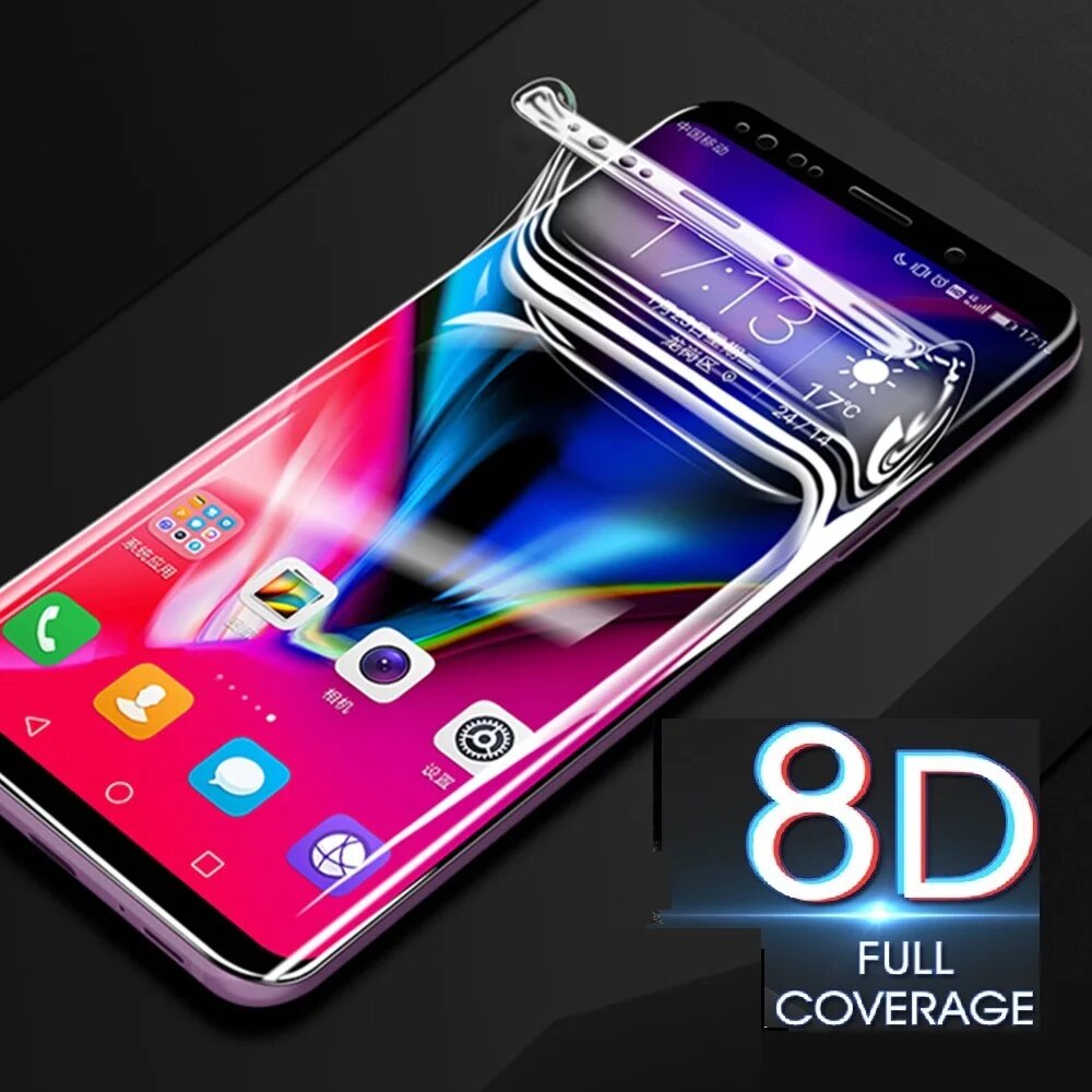Защитная пленка на весь экран для Samsung Galaxy S10 Plus 5G, S9, S8, S8 Plus, Note 8, 9, 10, For S8