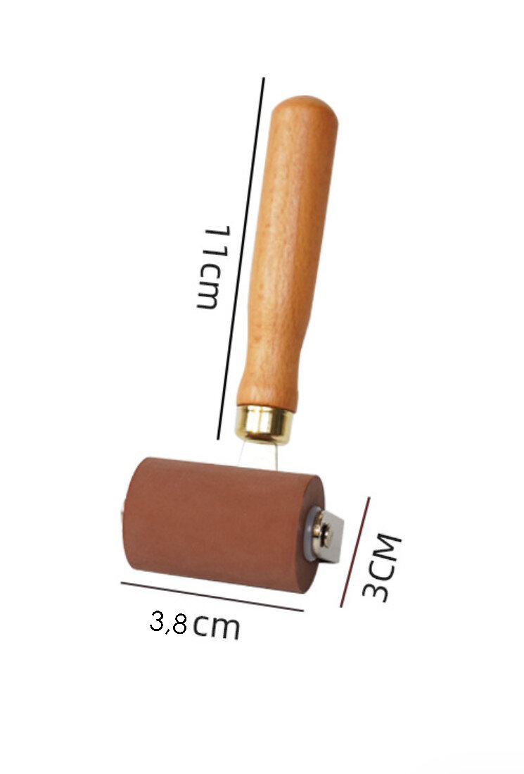 Профессиональный валик для линогравюры 3,8 см.