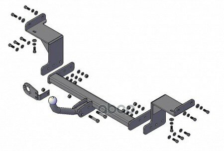 Фаркоп Kia Ceed универсал 2012-2018, Hyundai i30 универсал 2012-2017 крепление шара на двух болтах трейлер арт. 7351
