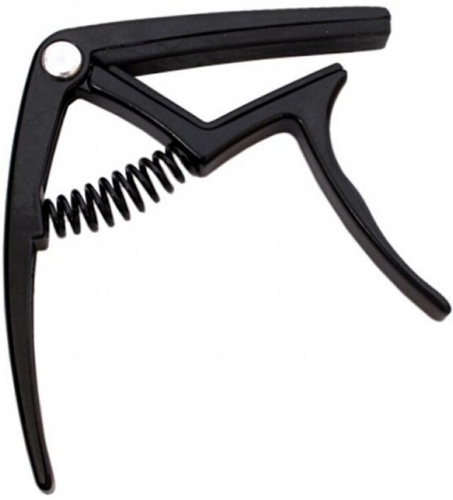 Каподастр для акустической гитары, черный, Alice A007K/BK