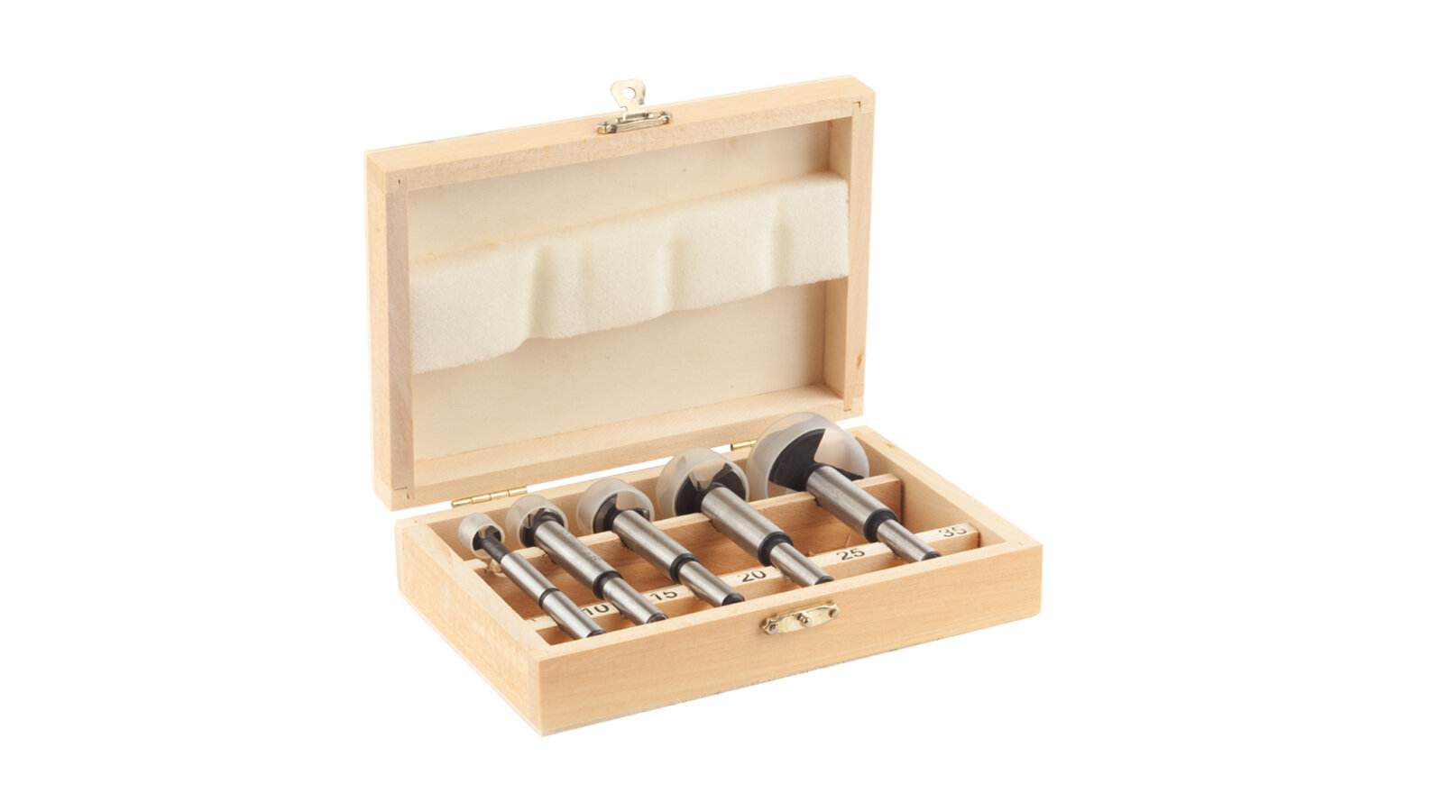 Набор практик свёрл форстнера 15-35мм 5шт.