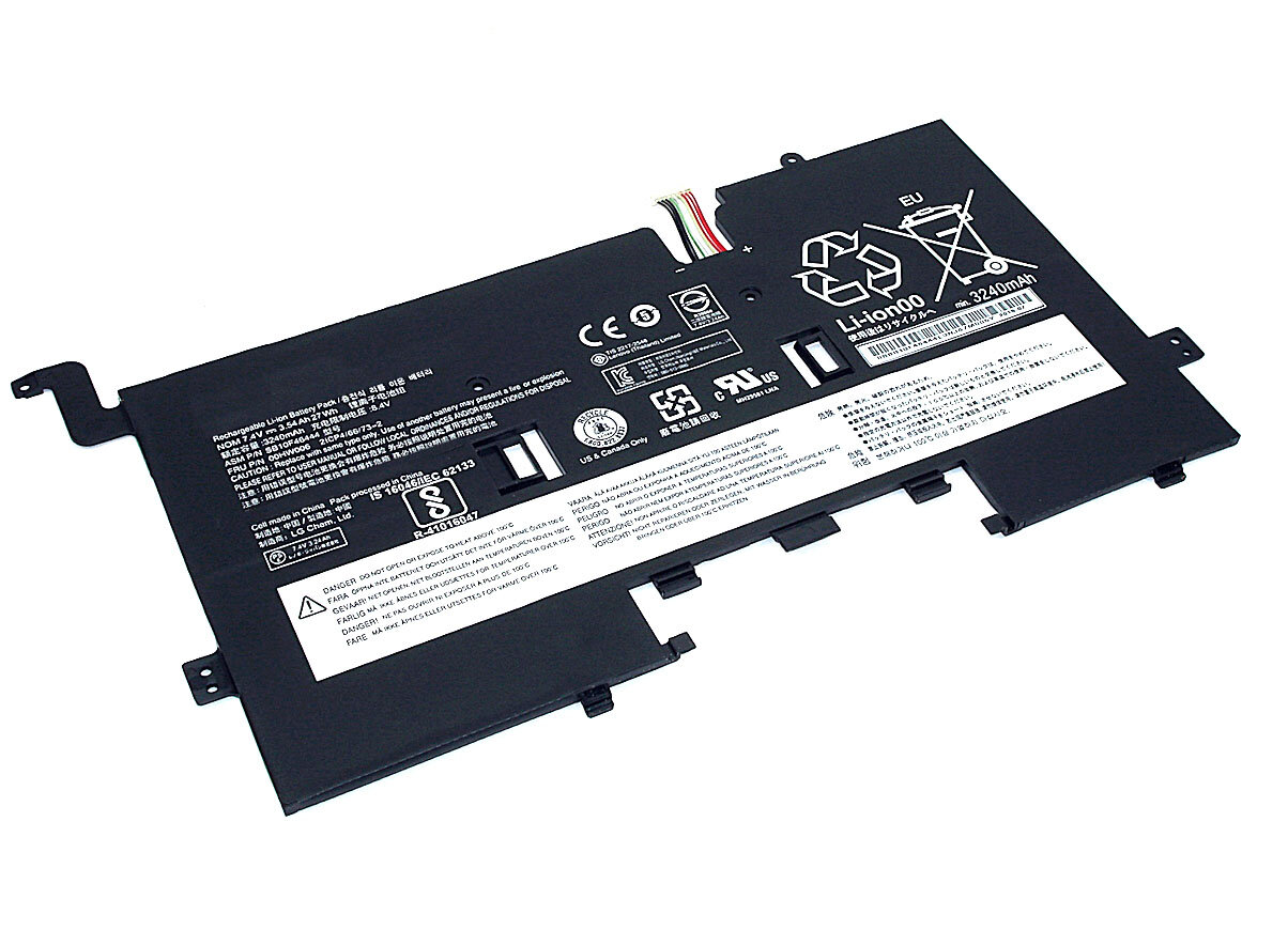 Аккумулятор для ноутбука Lenovo ThinkPad Helix (00HW007) 7.4V 3520mAh