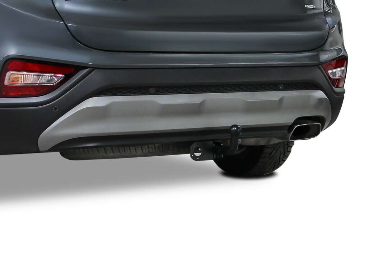 Фаркоп с элект. Smart, для Hyundai Santa Fe III, IV поколение 2012-2018 2018-2020, шар А, 2500/100 кг, F.2316.001, Berg (паспорт, сертификат)