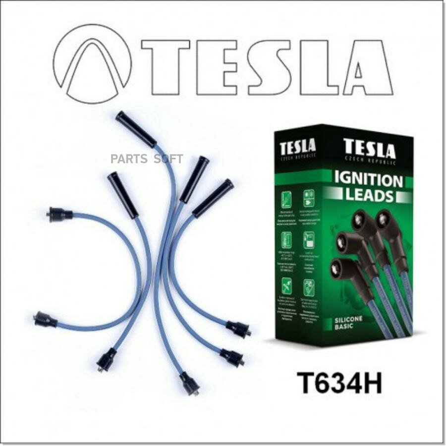 TESLA Провода ВВ кт. Москвич-2140 (T634H) (TESLA)