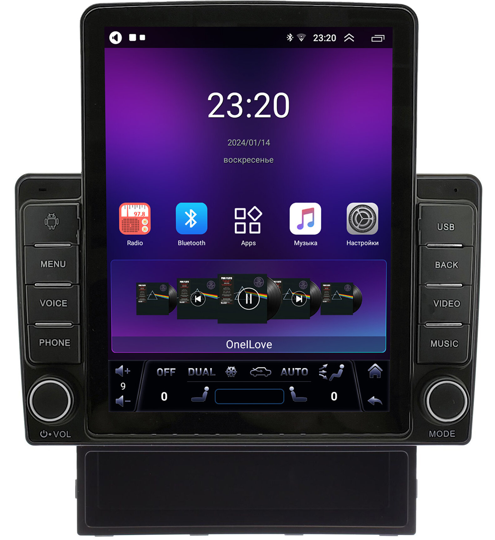 Штатная магнитола Canbox GTR095-9384 для Mazda Familia (Y12) 2007-2018 на Android 10 (QLed, 4/64, DSP, CarPlay)