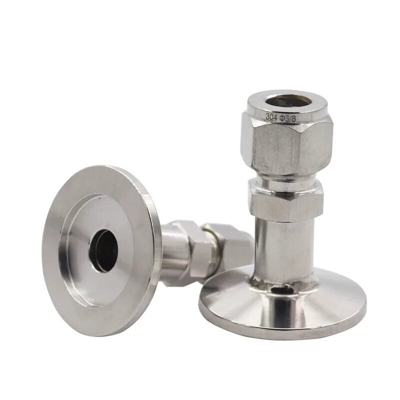 Компрессионный фитинг нержавеющая сталь 304, 6.35mm, KF-25