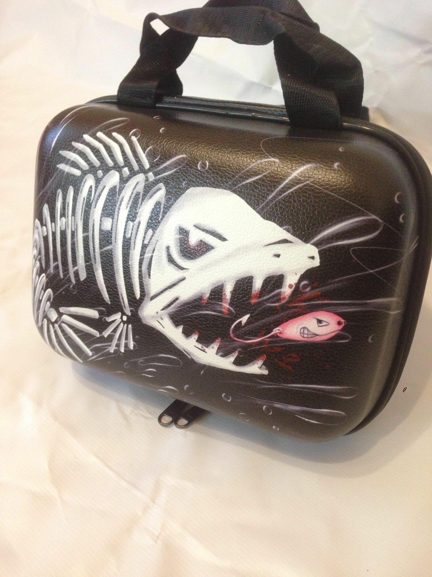 Чехол ( кофр ) для рыболовных катушек "Подарочный"жесткий большой