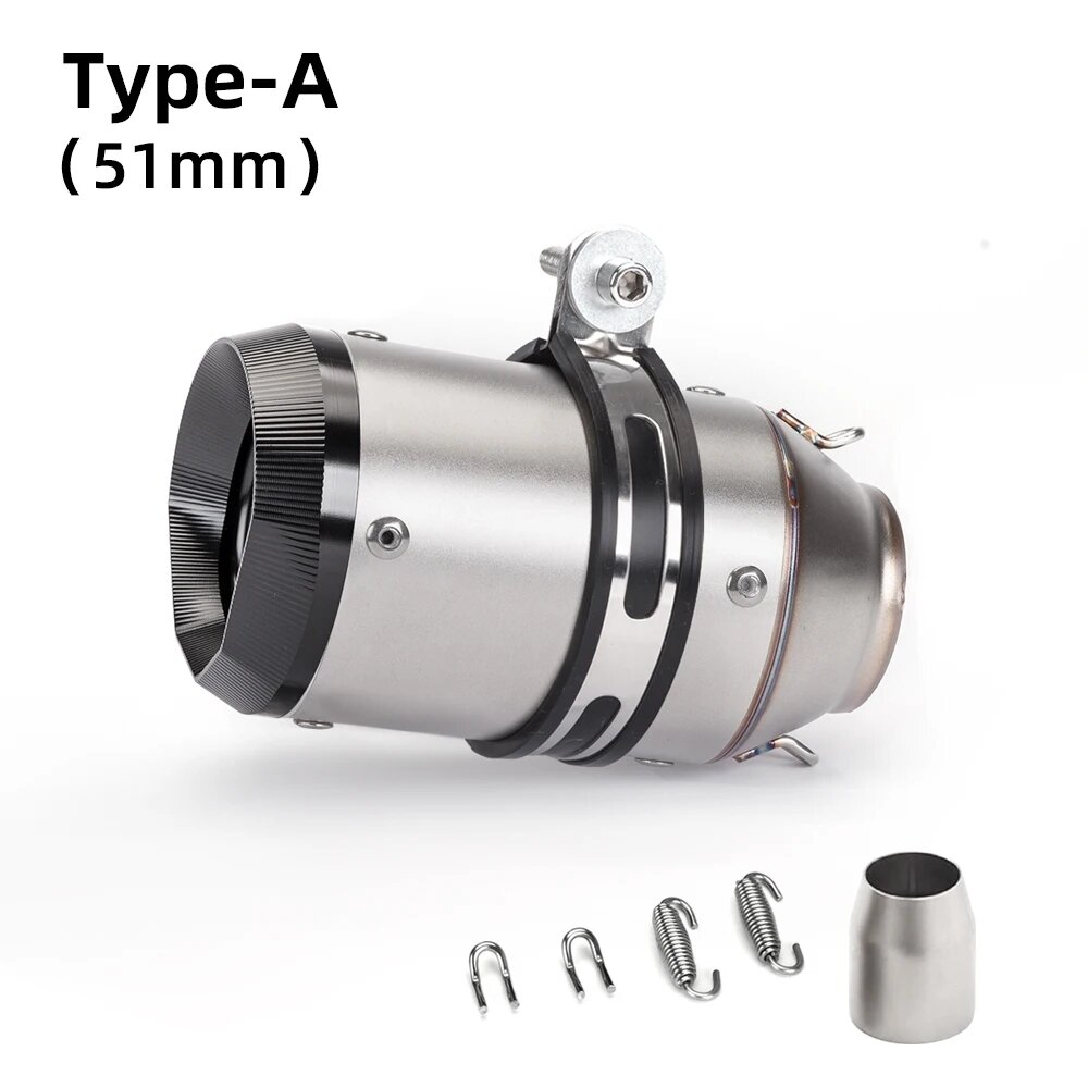 51 мм 60 мм AR выхлопная труба Остин гоночный вход универсальный глушитель выхлопная TYPE-A 51mm