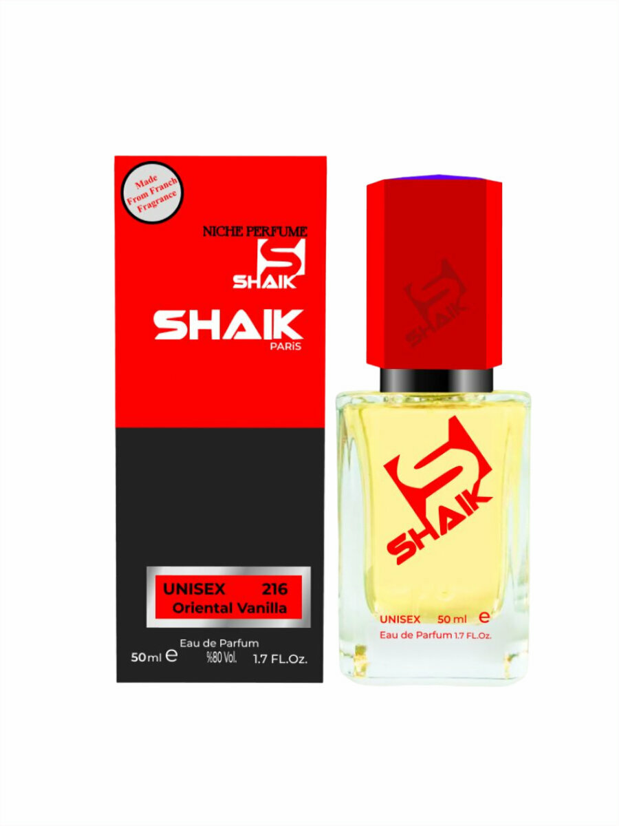 Парфюмерная Вода Shaik Oriental Vanilla W216, 50мл, женская, восточные ноты