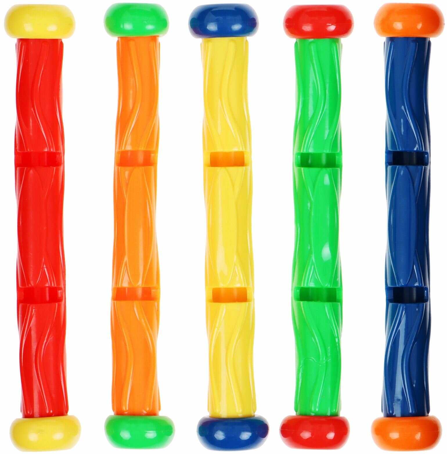 Набор для ныряния детский, тренажер для подводного плавания, пространственной ориентации и купания в бассейне и ванной, 5 шт, цвет микс